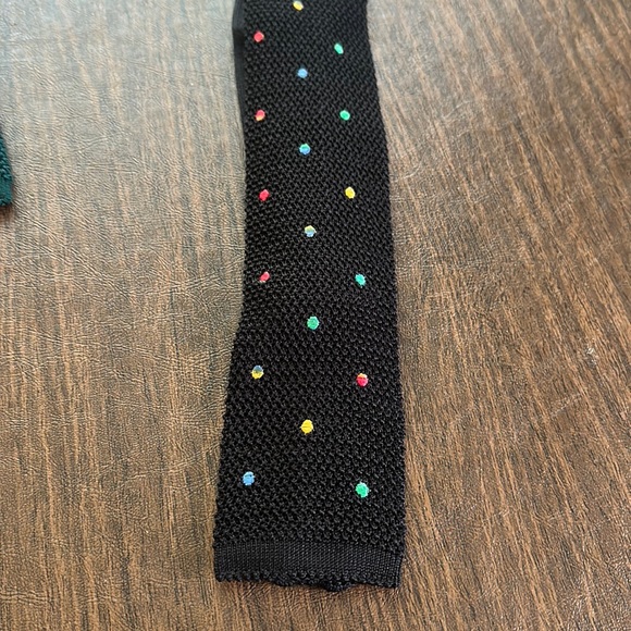 Paul Stuart | Accessories | Paul Stuart Italian Silk Knit Tie Black ...